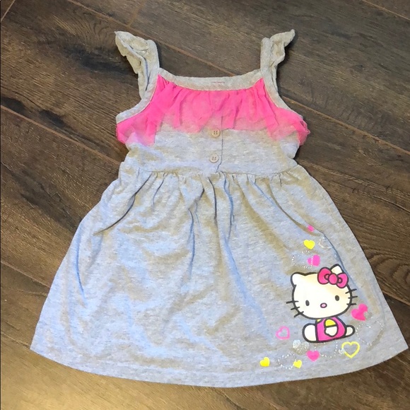 Hello Kitty | Dresses | Hello Kitty Girls Cami Ruffle Dress | Poshmark